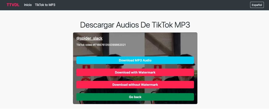 Descarga videos de TikTok sin marcas de agua y sonido Mp3 de TikTok usando TTVDL: Una guía paso ...